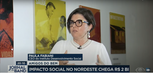 Resultados do SROI da Amigos do Bem é destaque no Jornal da Band |IDIS